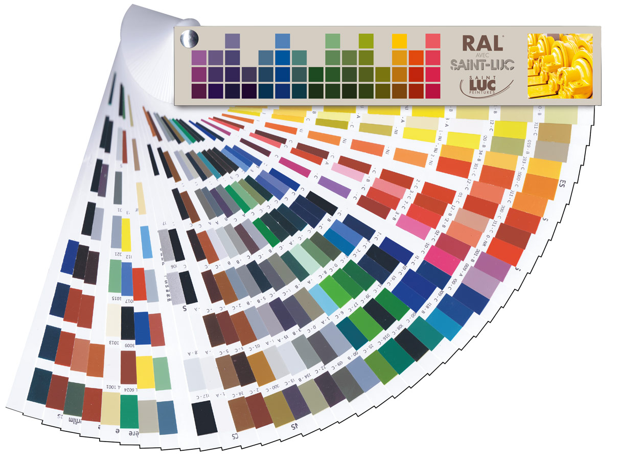 LE NUANCIER RAL SAINT-LUC – PDF Téléchargeable – Peintures Saint-Luc